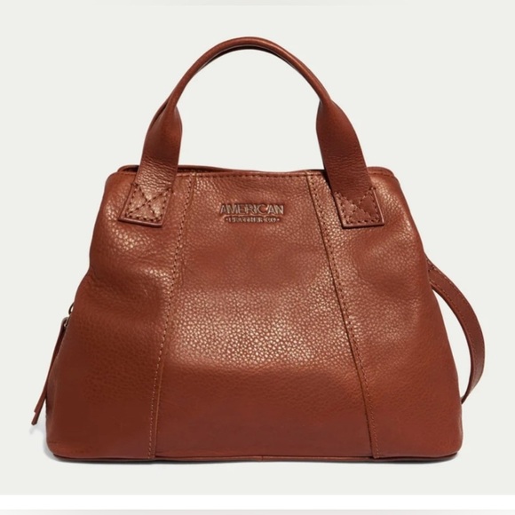 American Leather Co. | Bags | American Leather Co Ada Triple Entry ...